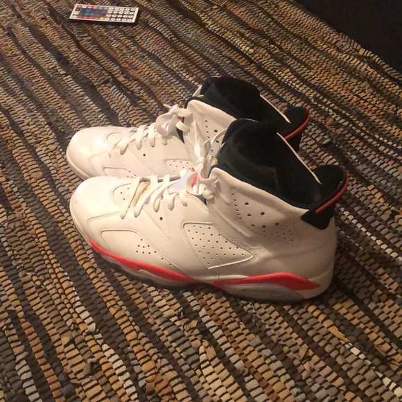 Shoes | Jordan Infrared White 214 | Poshmark